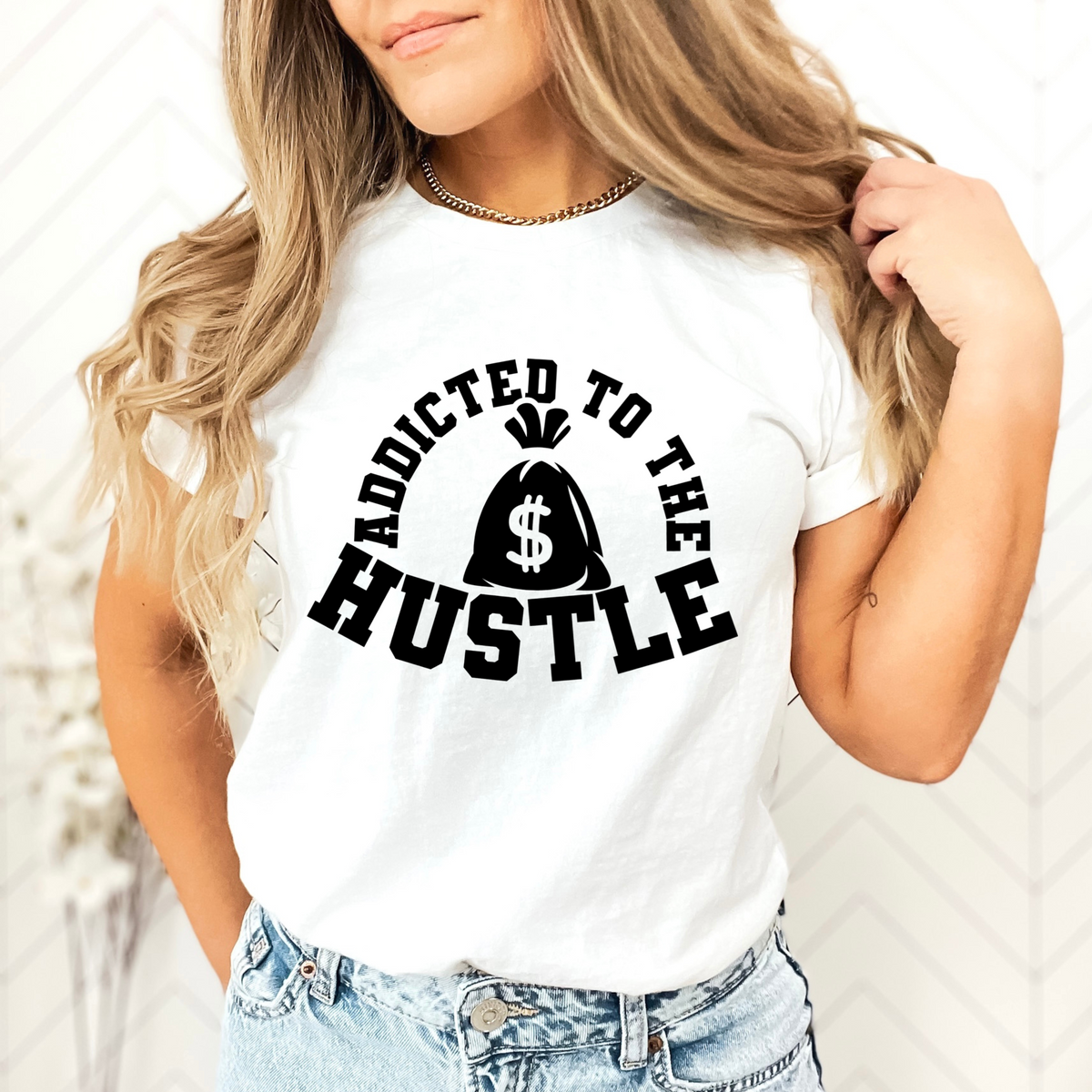 Addicted to the Hustle - Screen Print Transfer – Krafty Korner Supplies