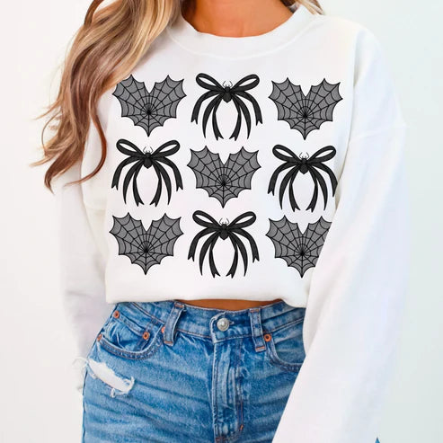 Spider Bows and Cobweb Hearts - DTF Transfer – Krafty Korner Supplies