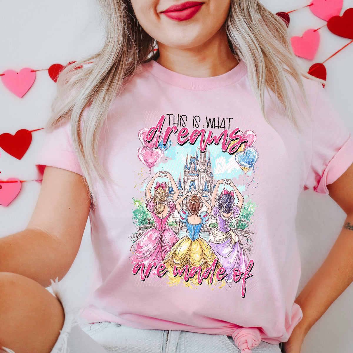 What Dreams Are Made Of Princess Castle Heart - DTF Transfer – Krafty ...