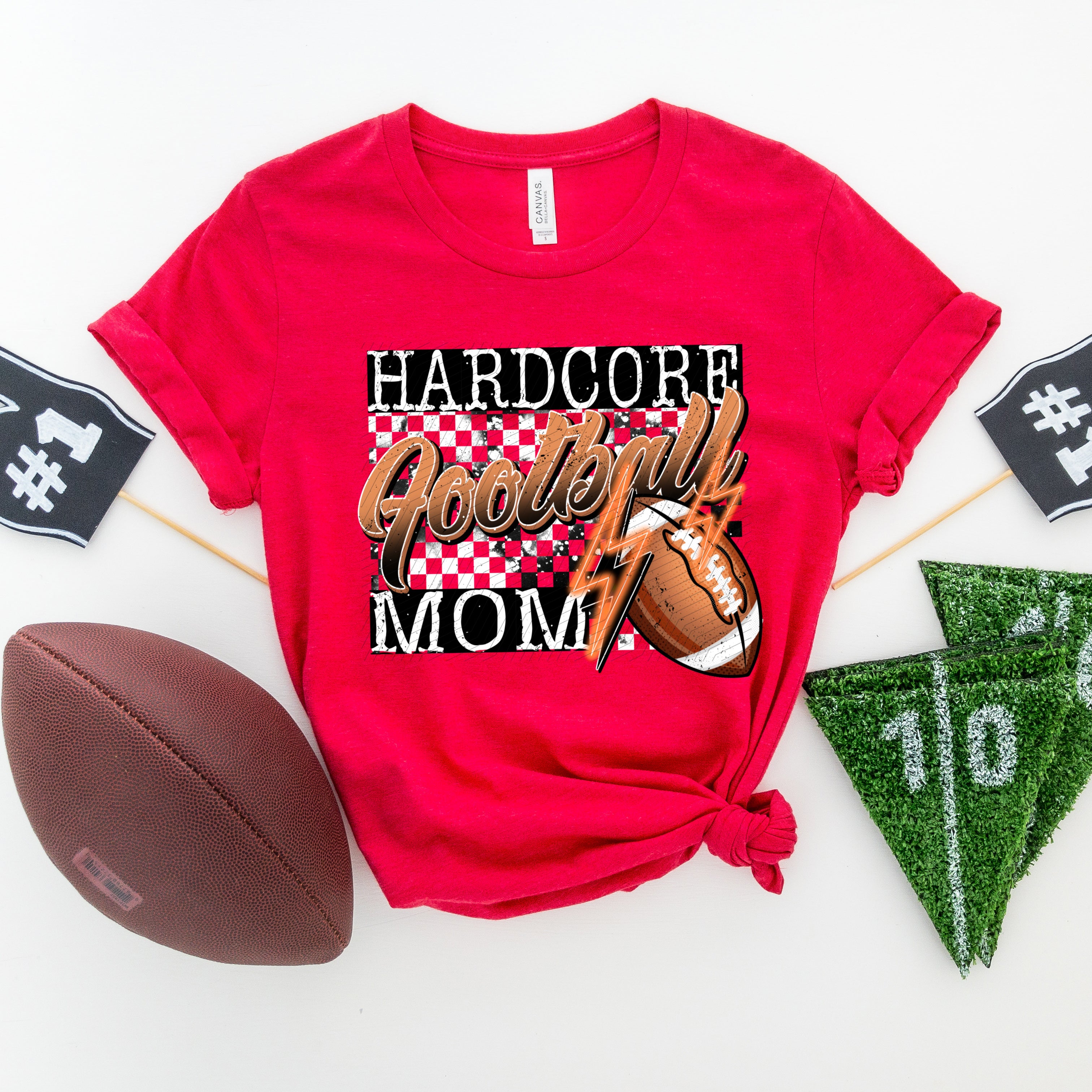 Hardcore Football Mom - DTF Transfer – Krafty Korner Supplies