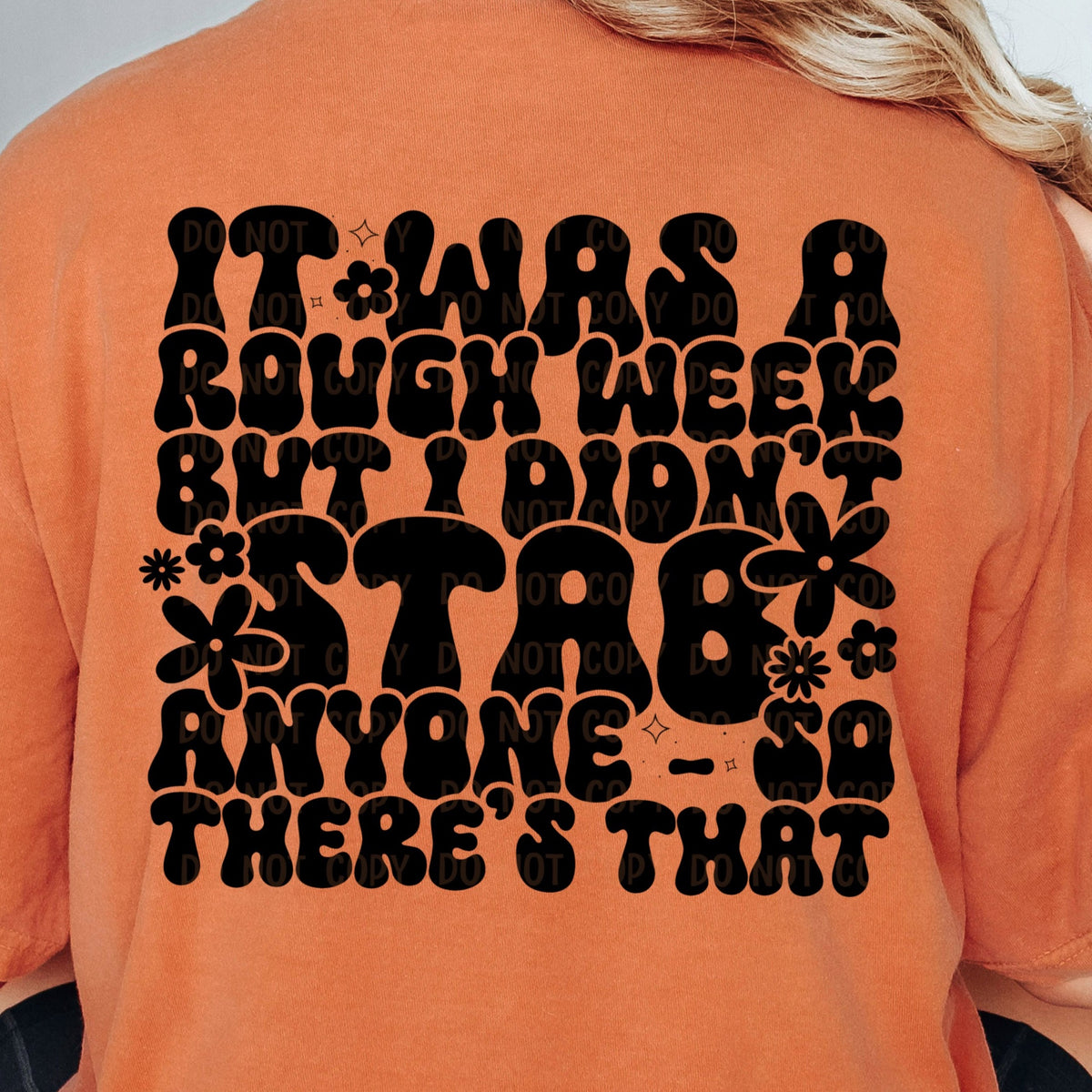 It Was A Rough Week Stab - Screen Print Transfer – Krafty Korner Supplies