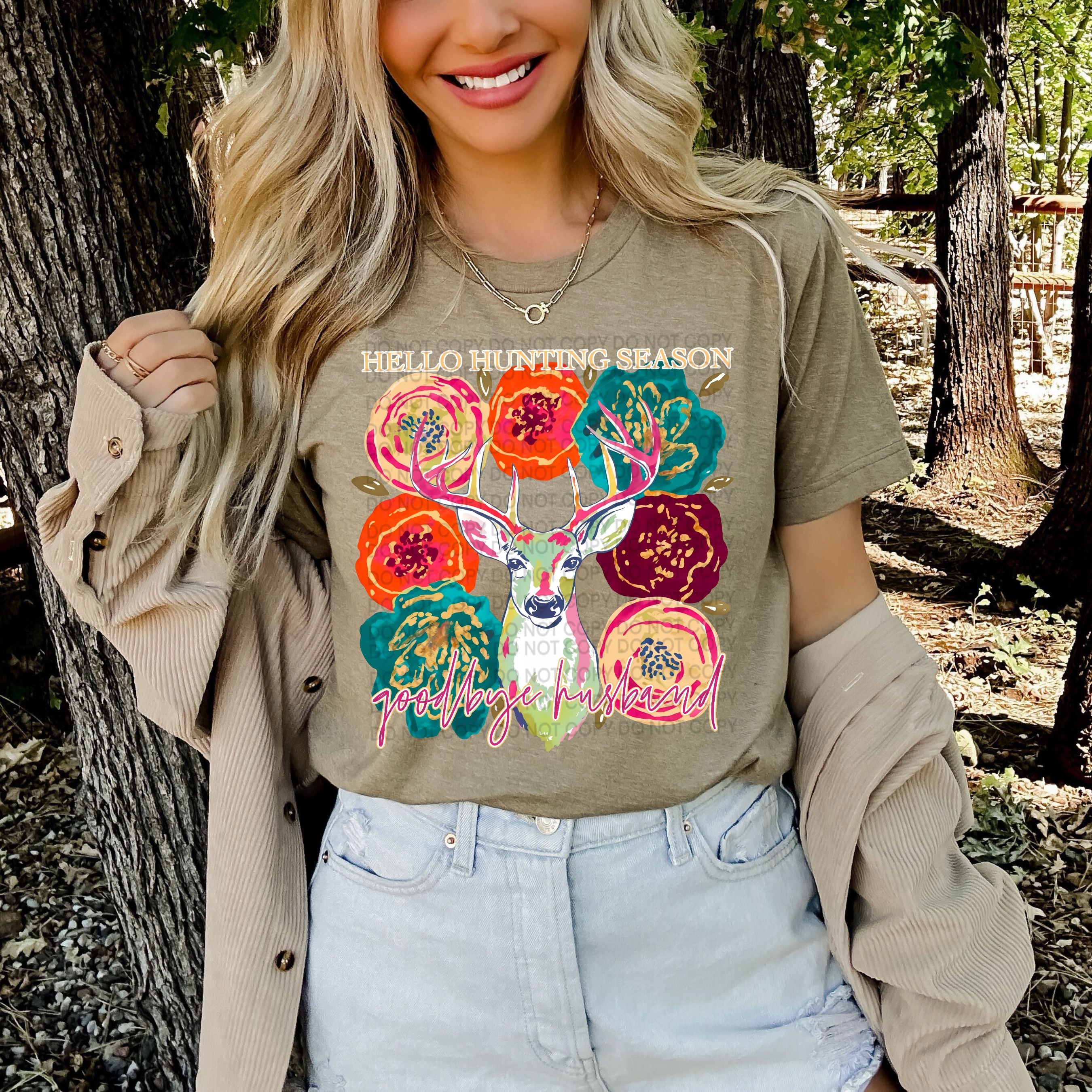 Hello Hunting Season Goodbye Husband - DTF Transfer – Krafty Korner ...