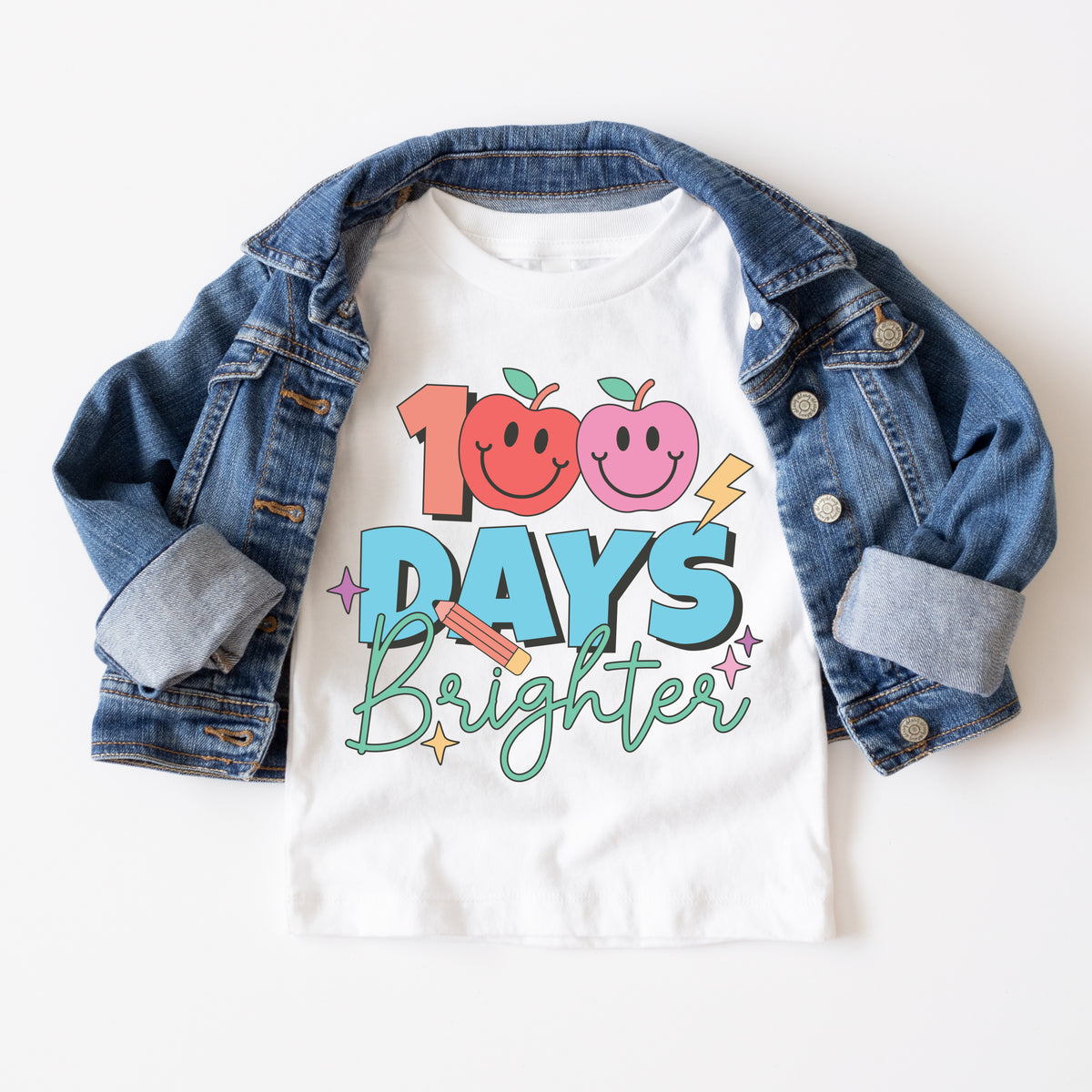 100 Days Brighter - DTF – Krafty Korner Supplies