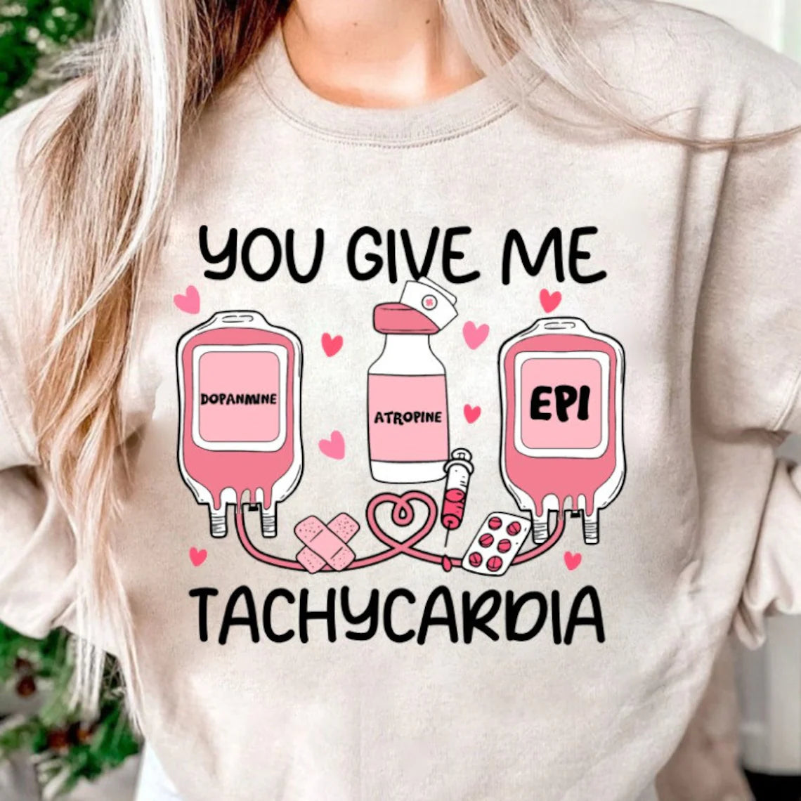 You Give Me Tachycardia - DTF Transfer – Krafty Korner Supplies