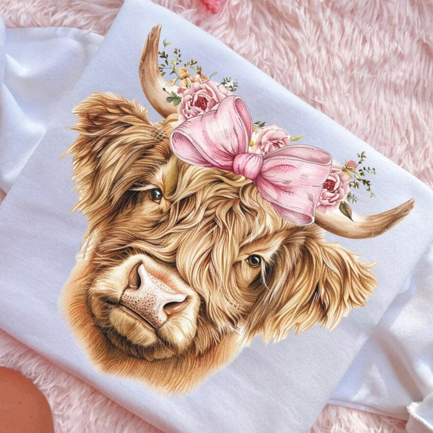 Highland Cow - DTF Transfer – Krafty Korner Supplies