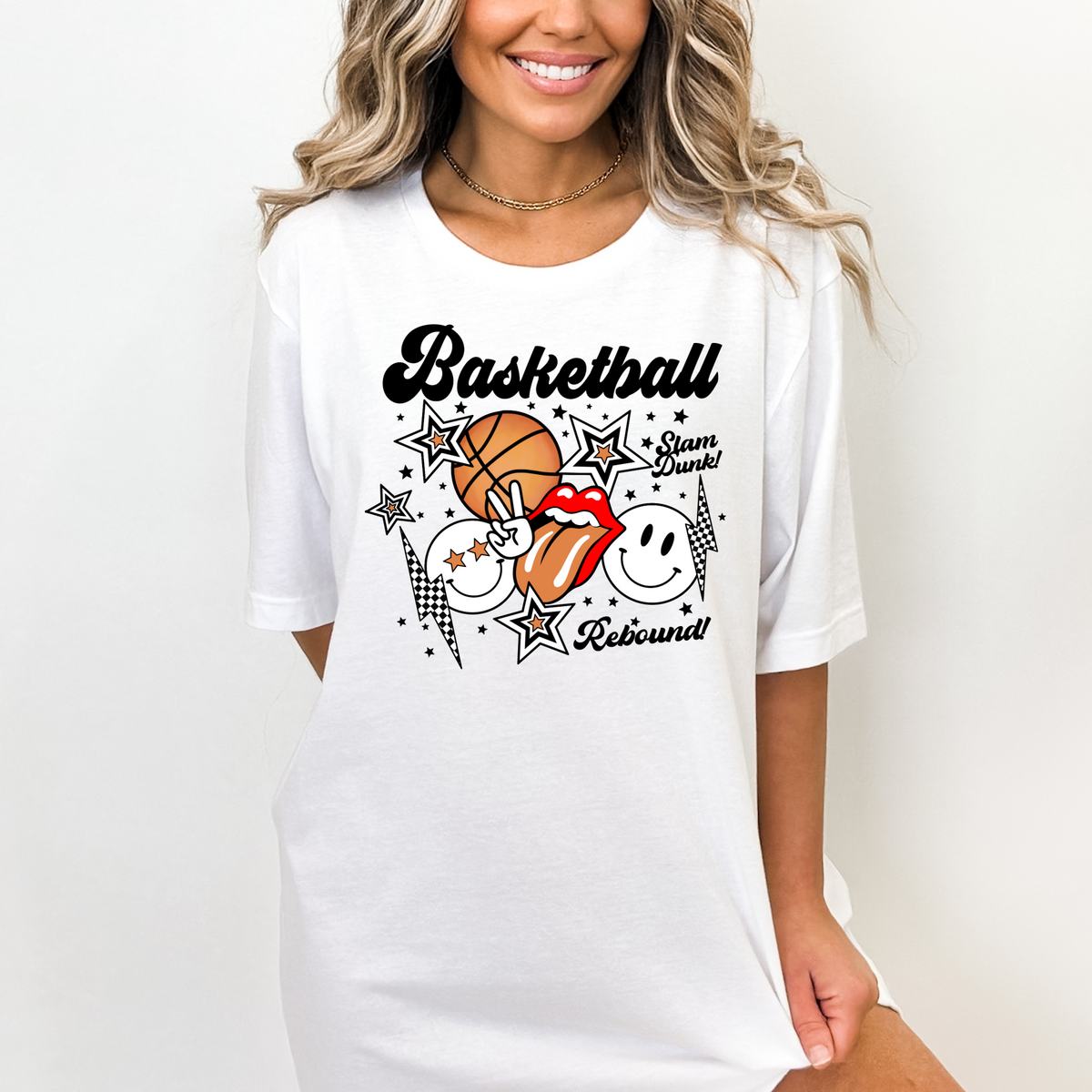Basketball Slam Dunk Rebound - DTF Transfer – Krafty Korner Supplies